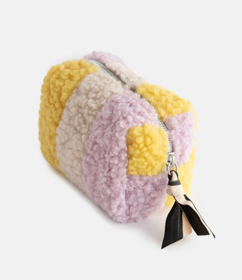 MULTI STRIPE BORG MINI CUBE COSMETICS BAG – Robinson's Alnwick