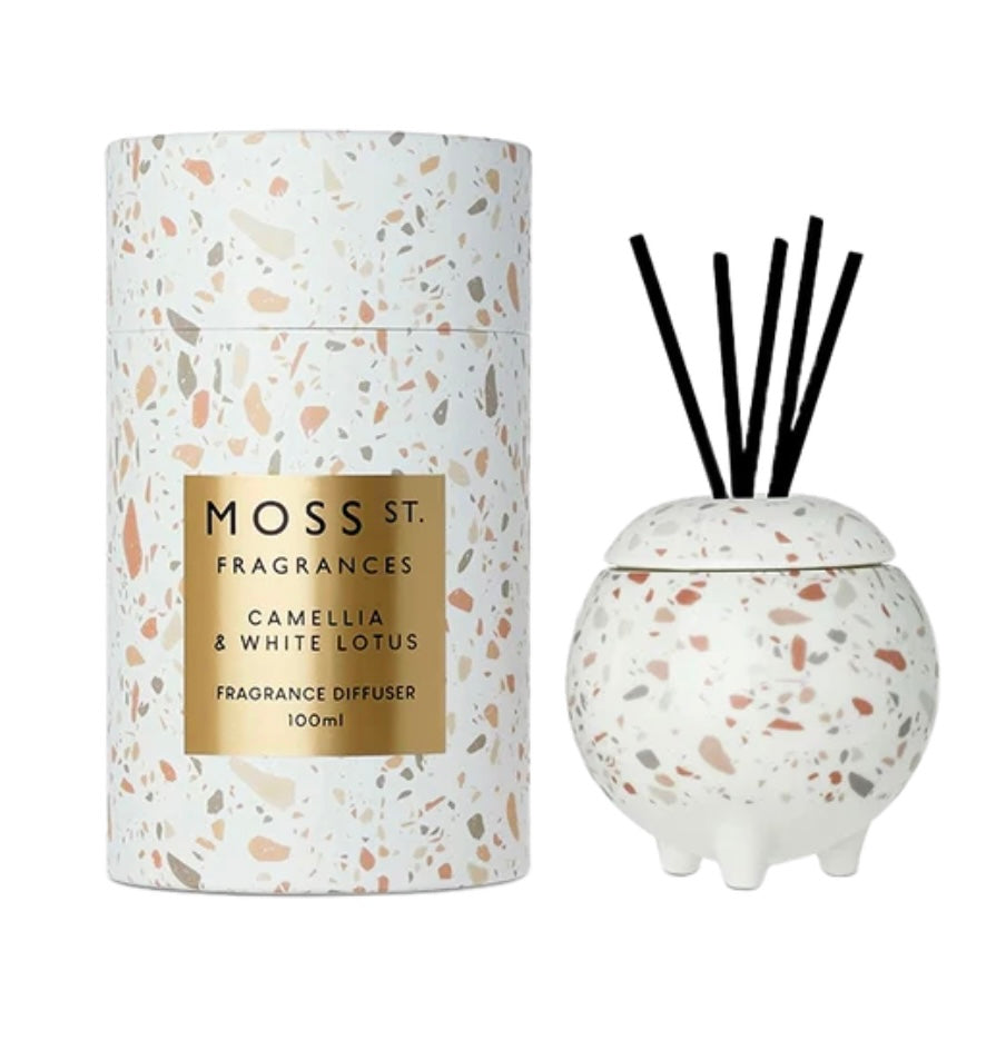 CAMELLIA & WHITE LOTUS REED DIFFUSER – Robinson's Alnwick